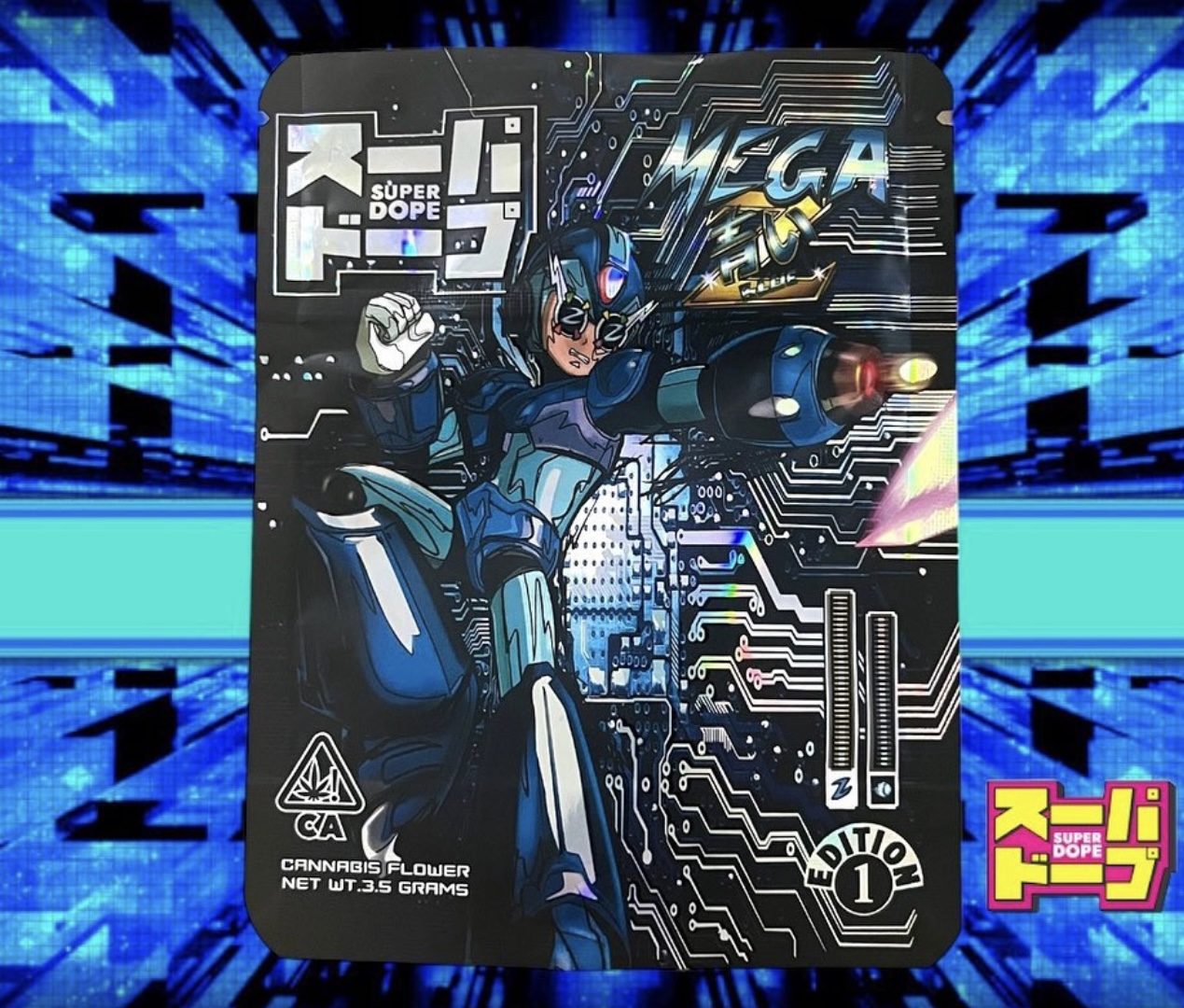 Buy Mega Z Blue Super Dope 8th Bag - superdopeofficial.com